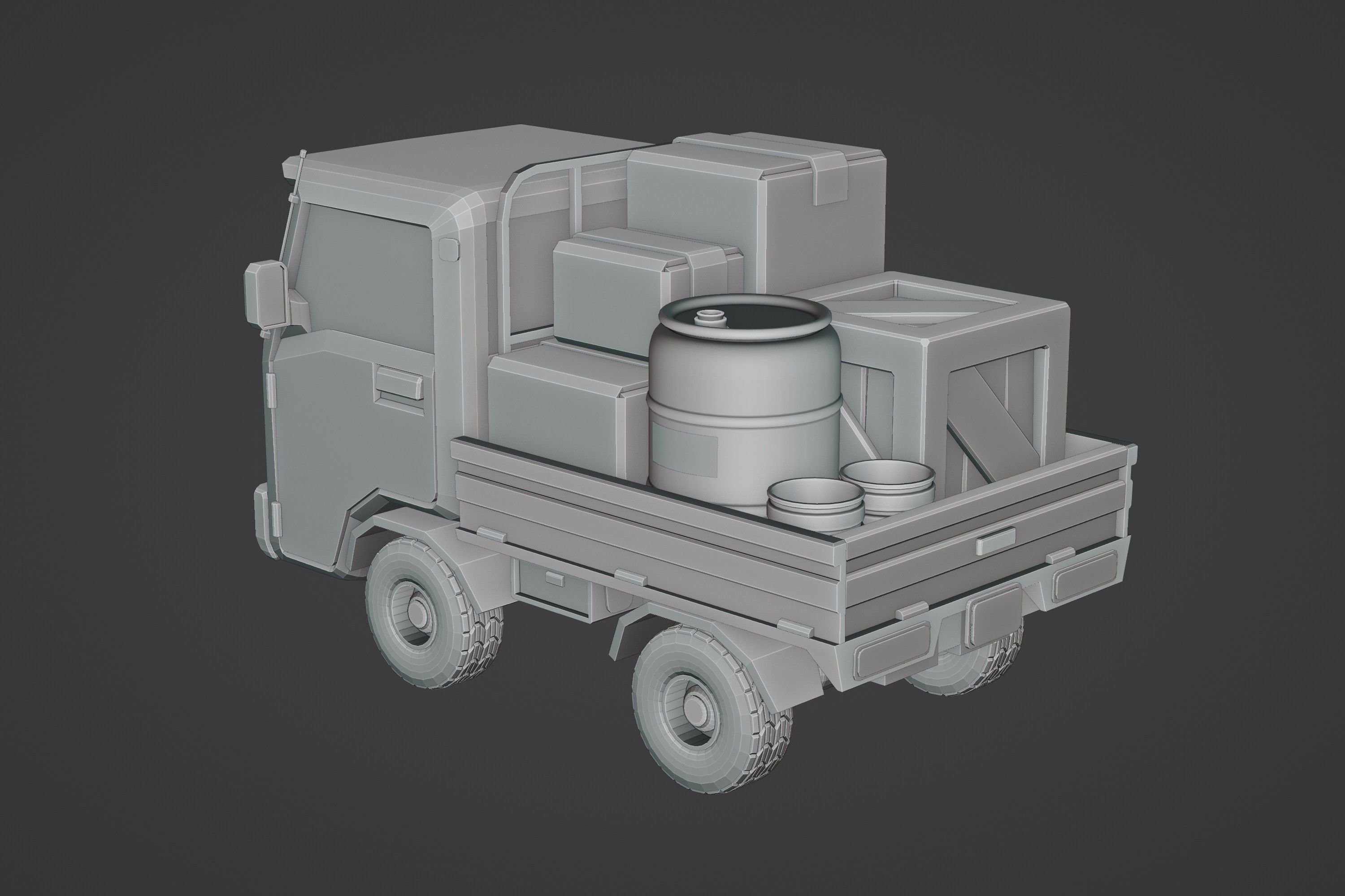 Suzuki Carry Kei Truck free 3D model 3D printable | CGTrader