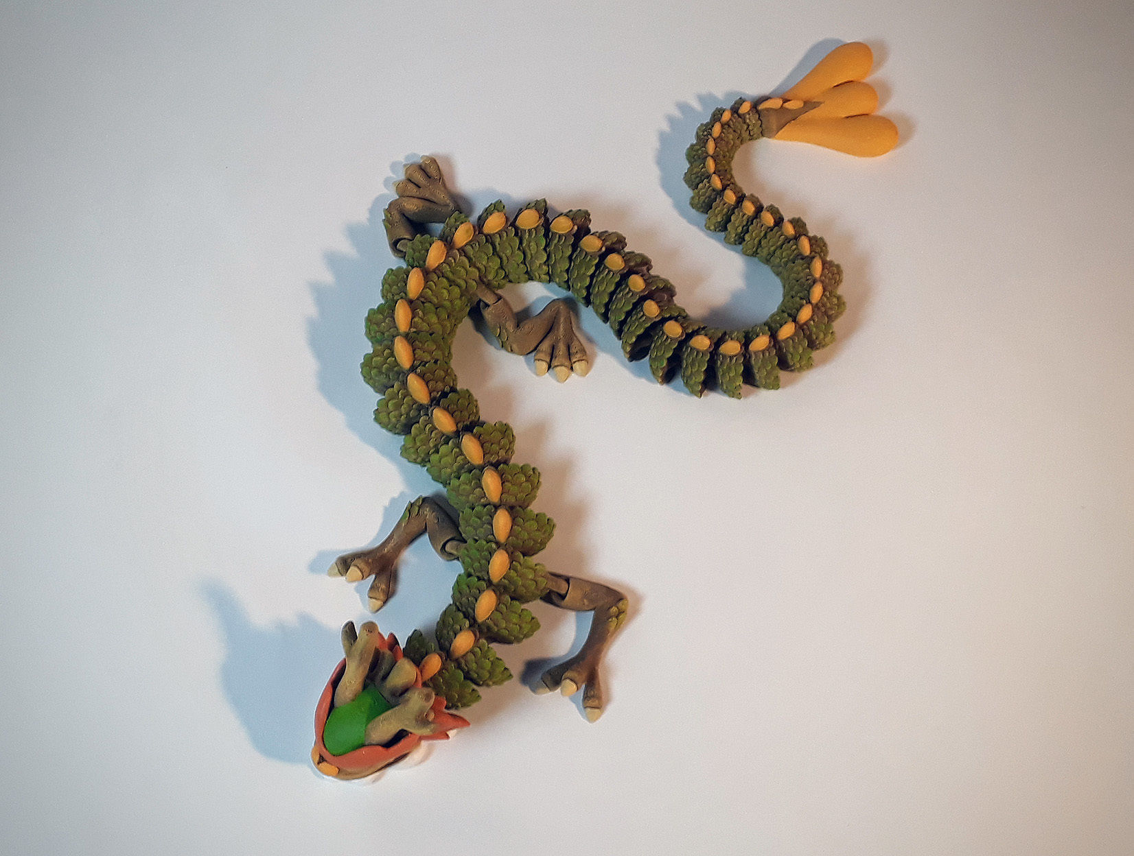 ARTICULATED LEGENDARY DRAGON 3D model 3D printable | CGTrader