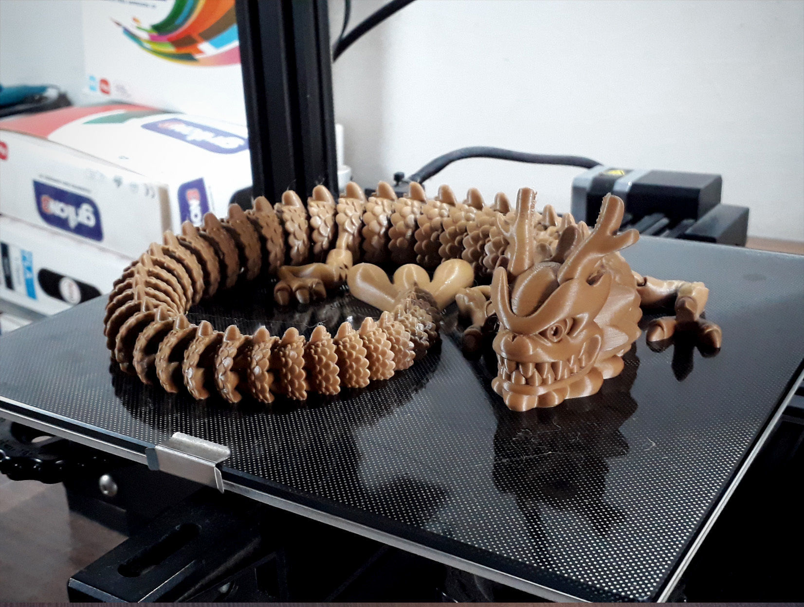 ARTICULATED LEGENDARY DRAGON 3D model 3D printable | CGTrader