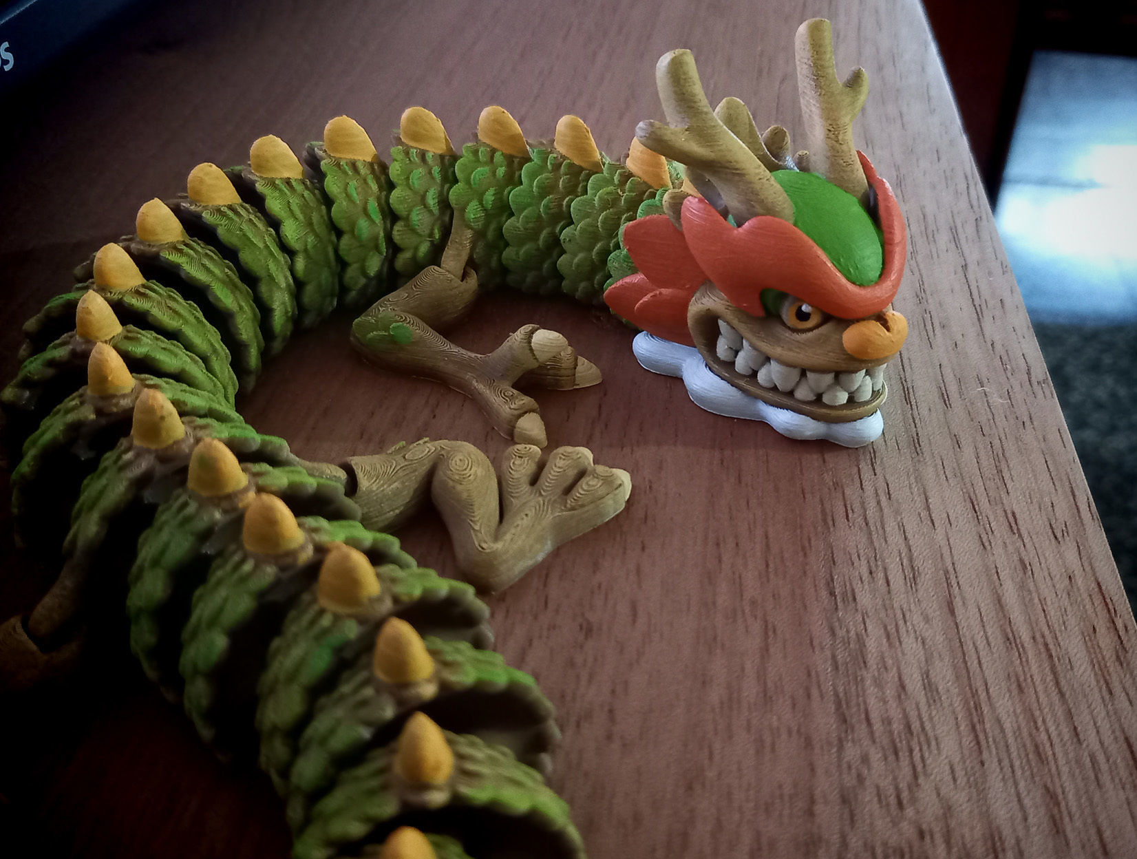 ARTICULATED LEGENDARY DRAGON 3D model 3D printable | CGTrader