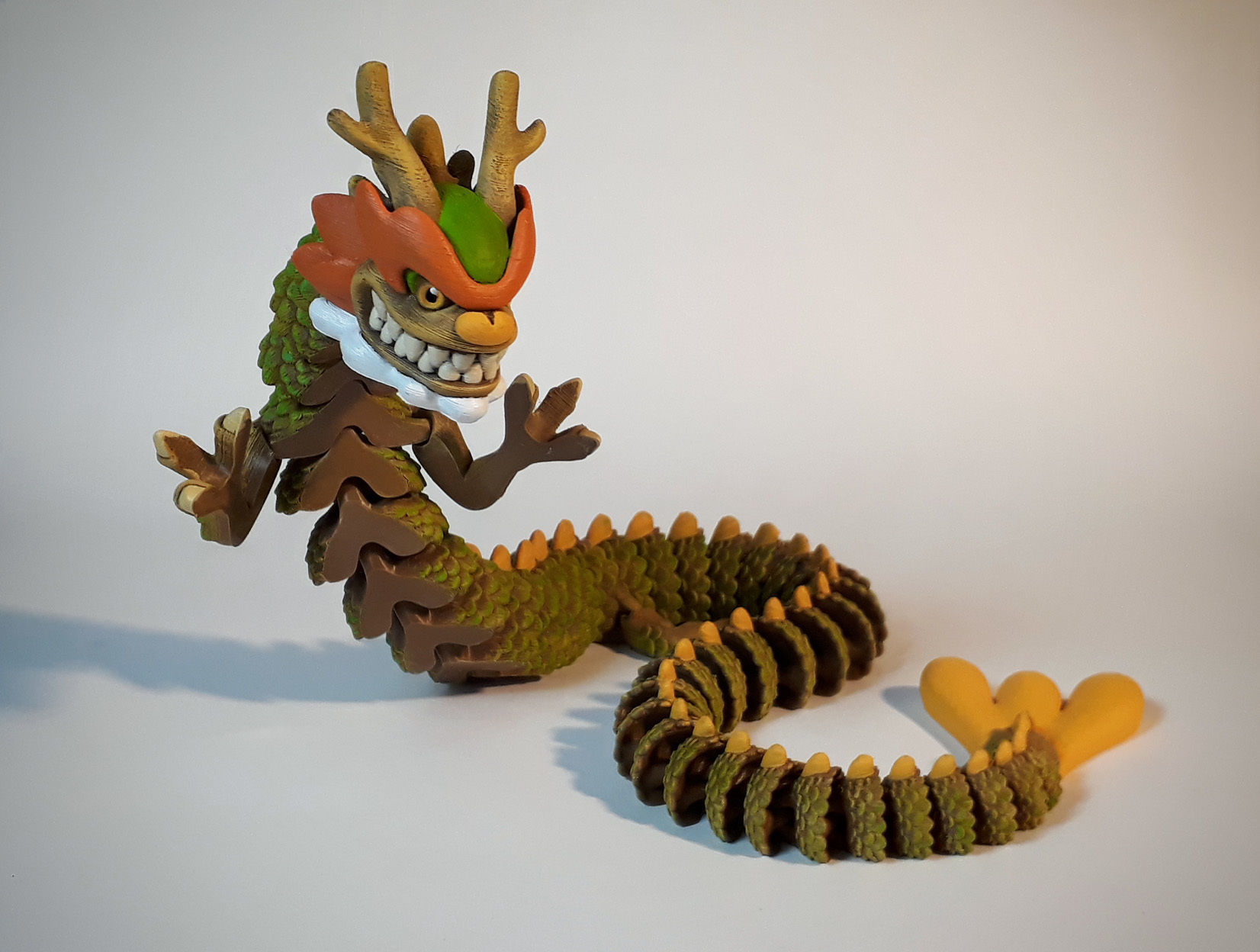 ARTICULATED LEGENDARY DRAGON 3D model 3D printable | CGTrader