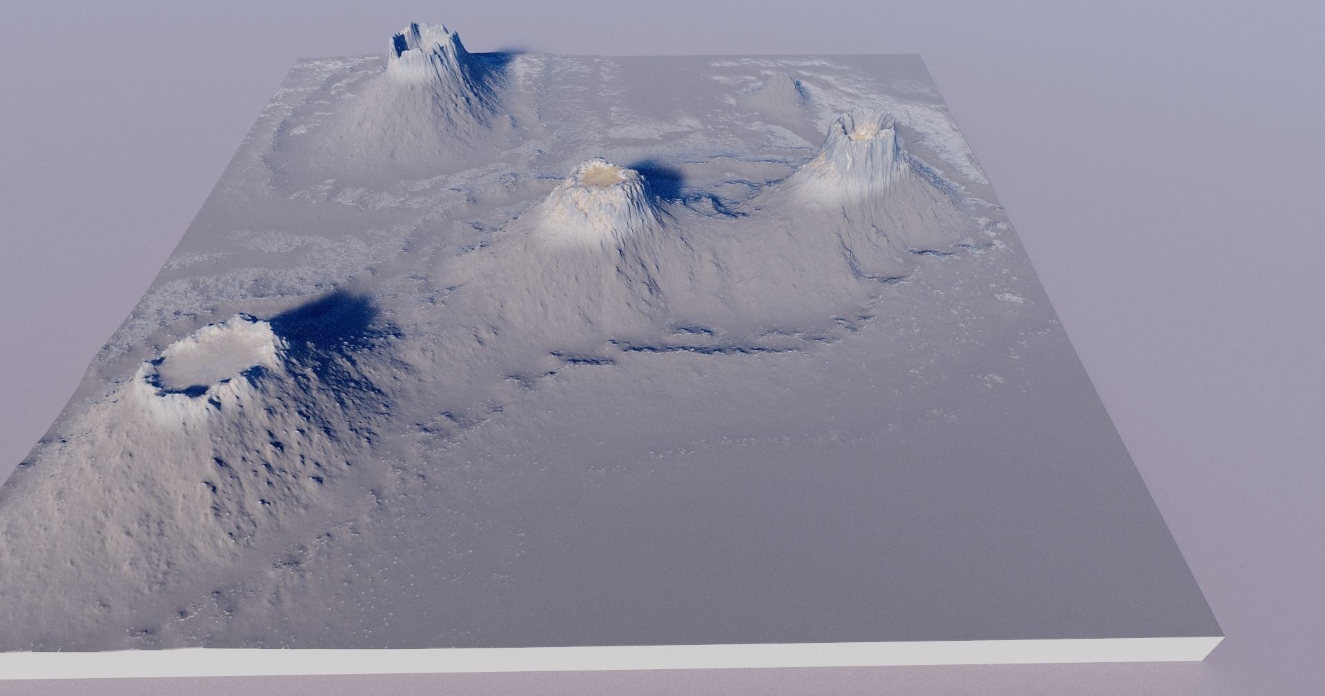 Volcanic Terrain 3D model | CGTrader