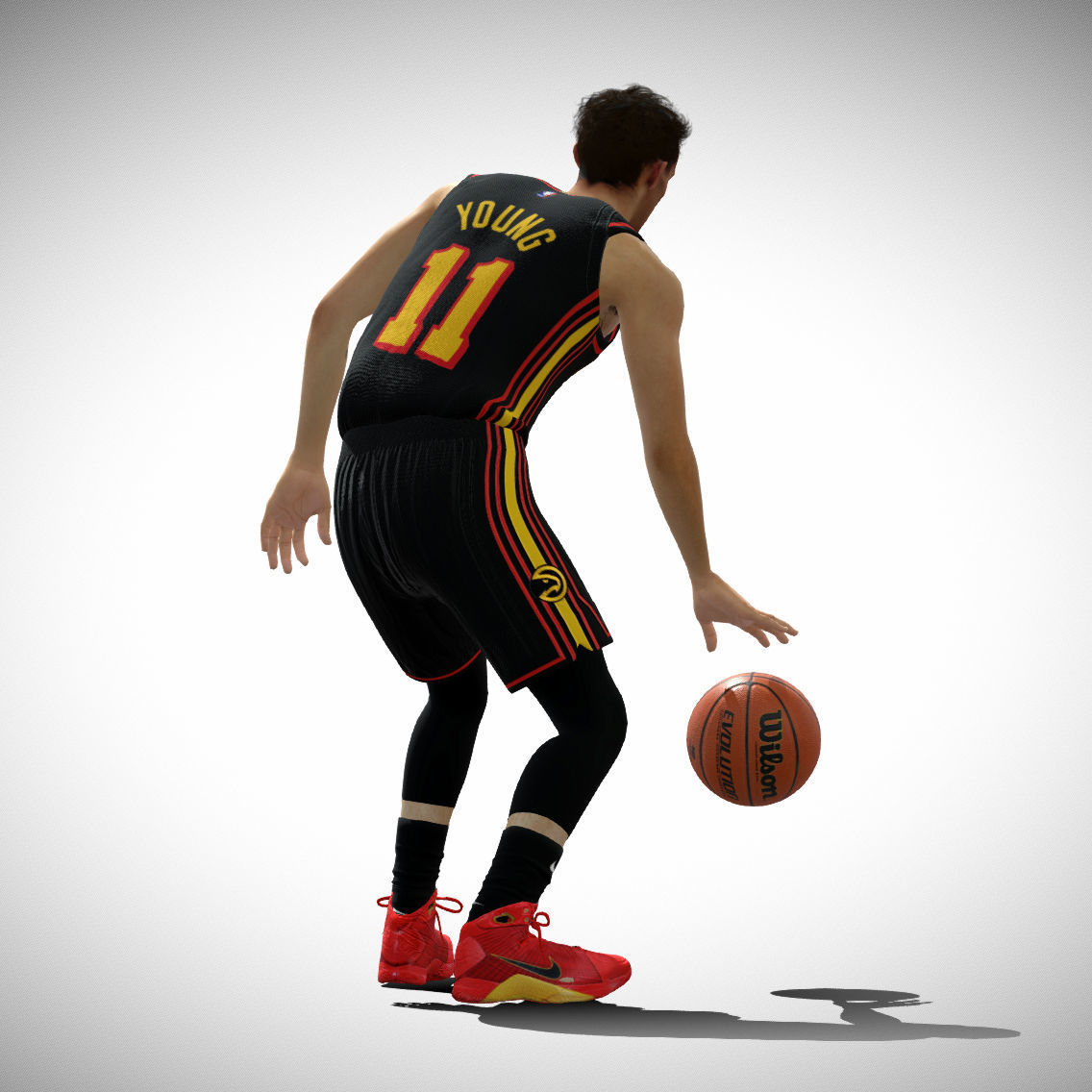 3D Rigged Trae Young Atlanta Hawks NBA 3D model animated rigged | CGTrader