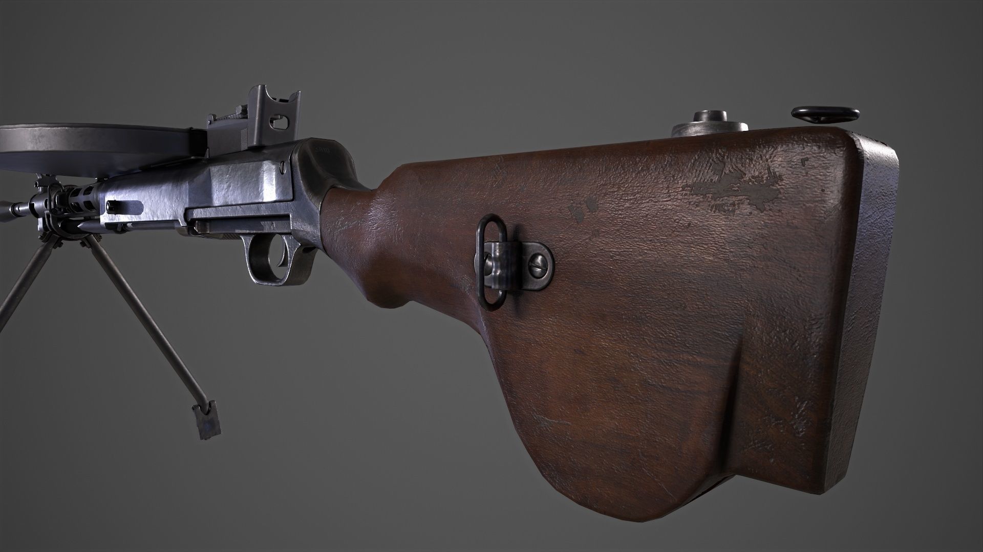 3D model DP-28 machine gun VR / AR / low-poly | CGTrader