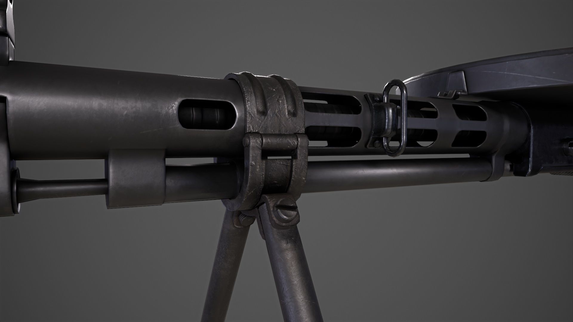 3D model DP-28 machine gun VR / AR / low-poly | CGTrader