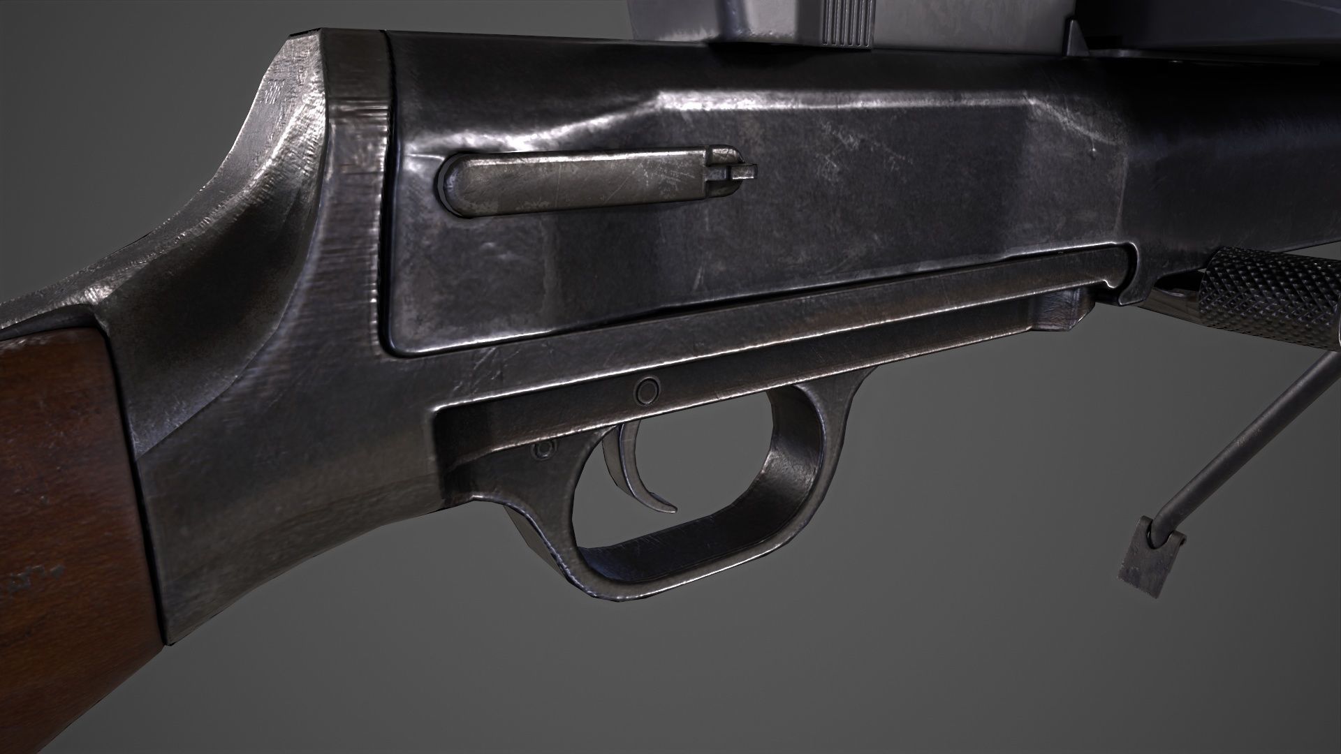 3D model DP-28 machine gun VR / AR / low-poly | CGTrader