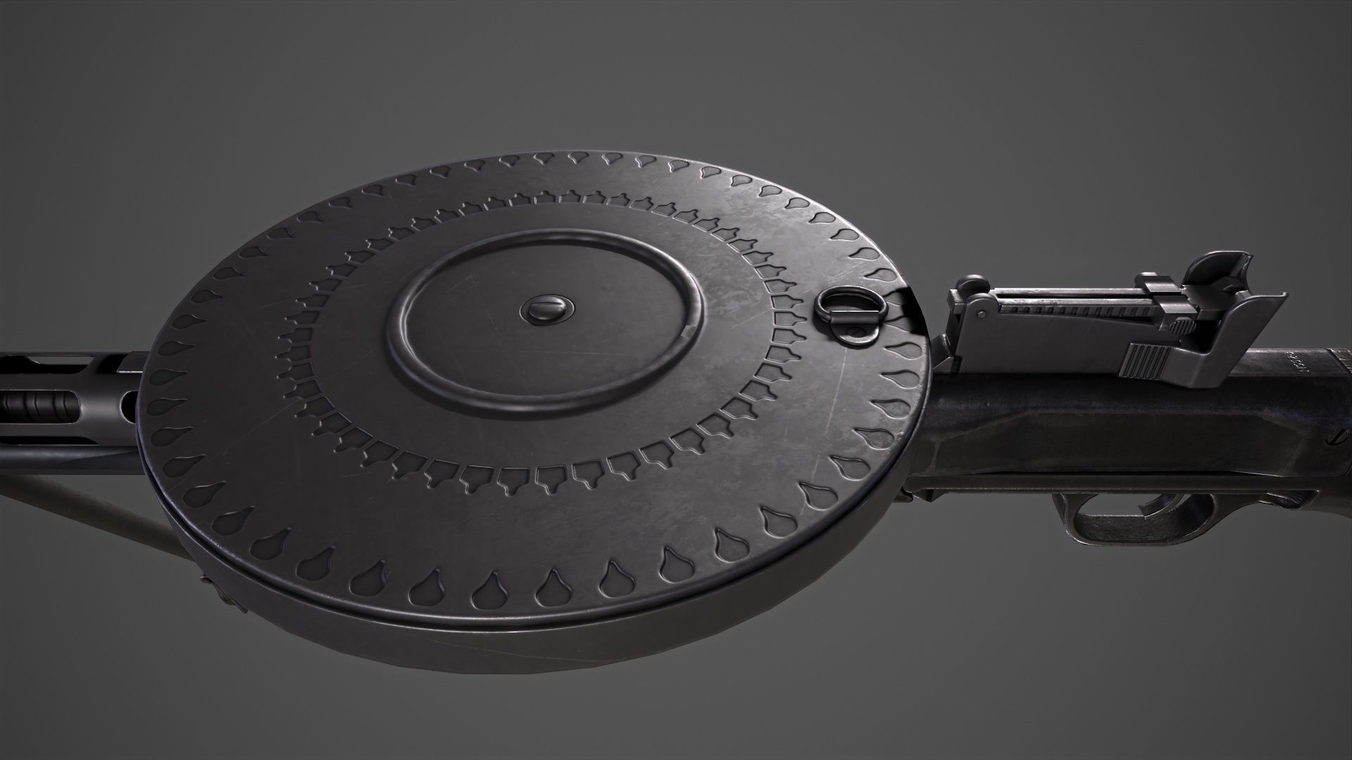 3D model DP-28 machine gun VR / AR / low-poly | CGTrader