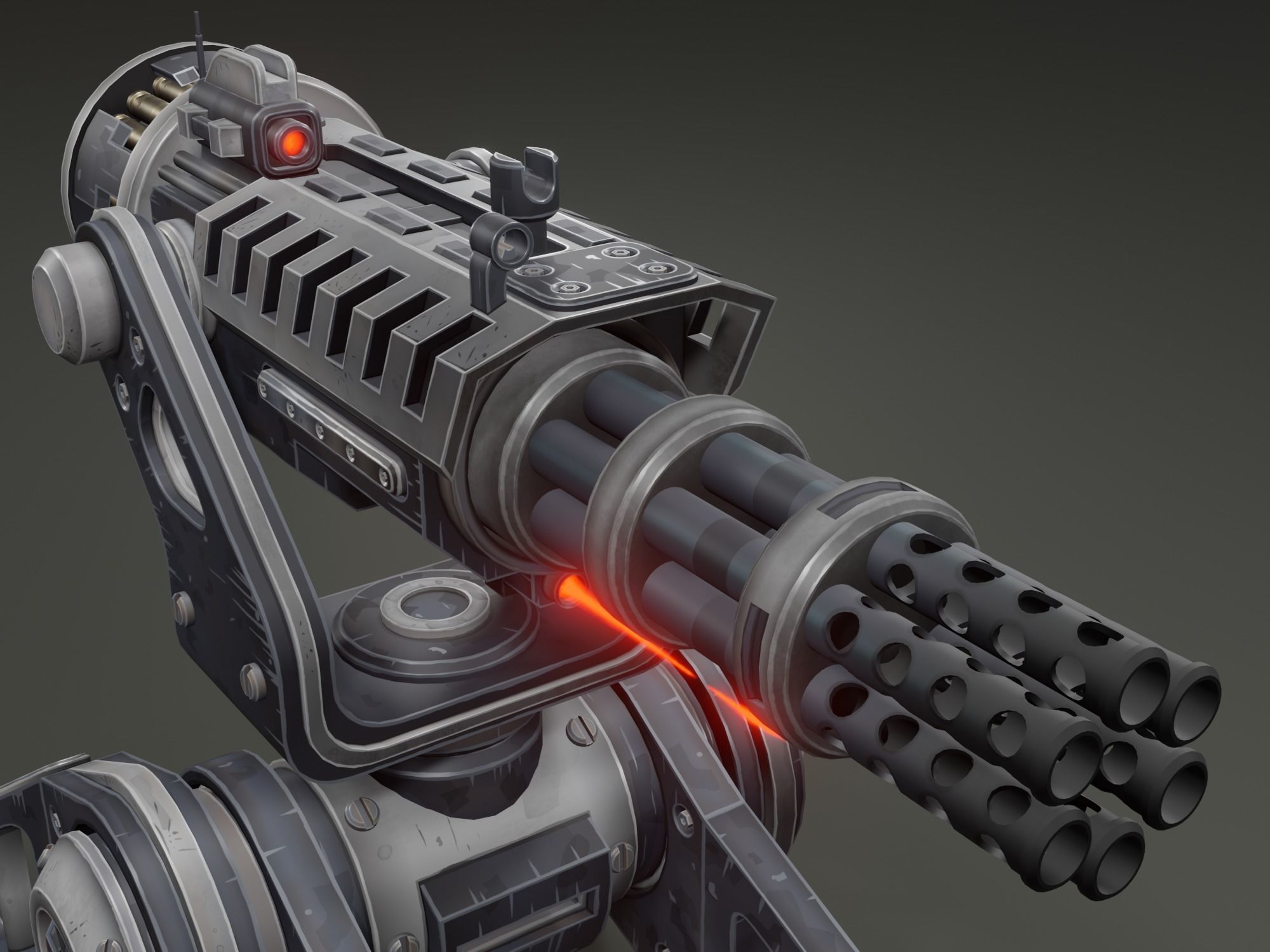 3D model Stylized turret VR / AR / low-poly | CGTrader