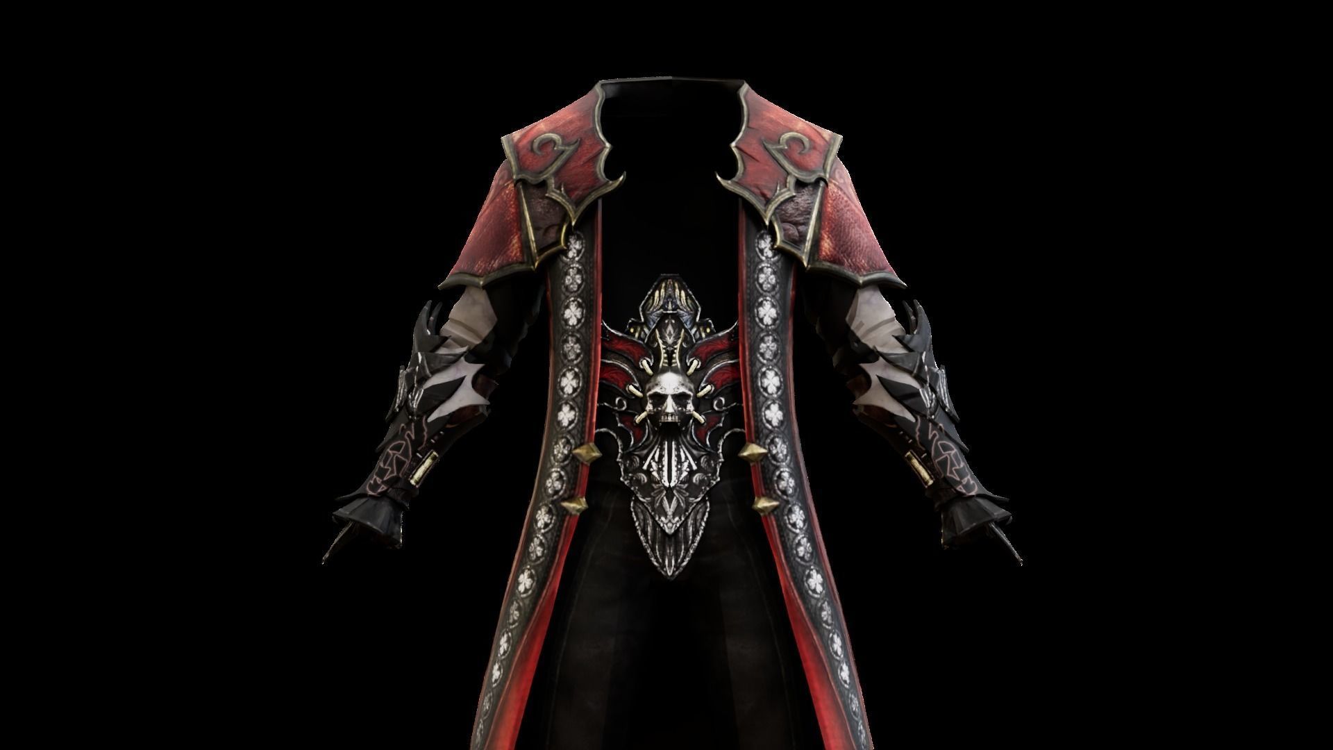 3D model vampire Gabriel cloth VR / AR / low-poly | CGTrader