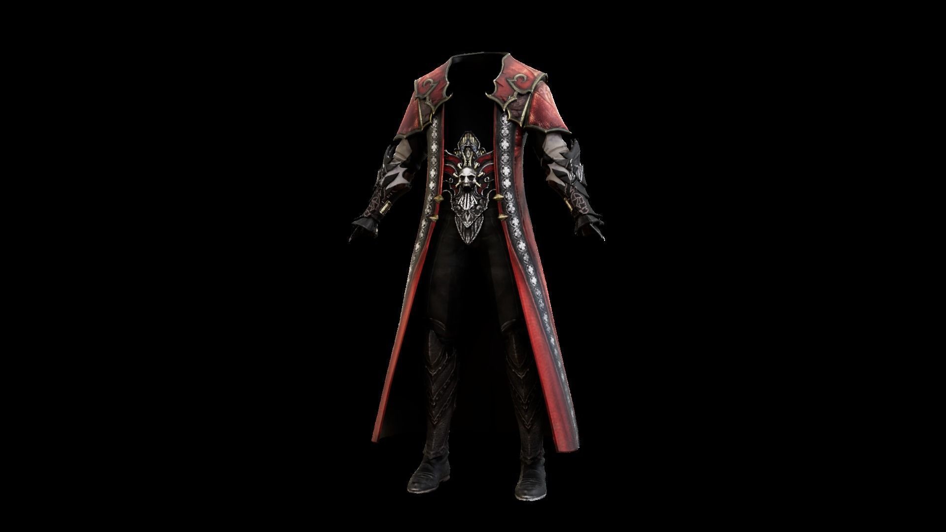 3D model vampire Gabriel cloth VR / AR / low-poly | CGTrader