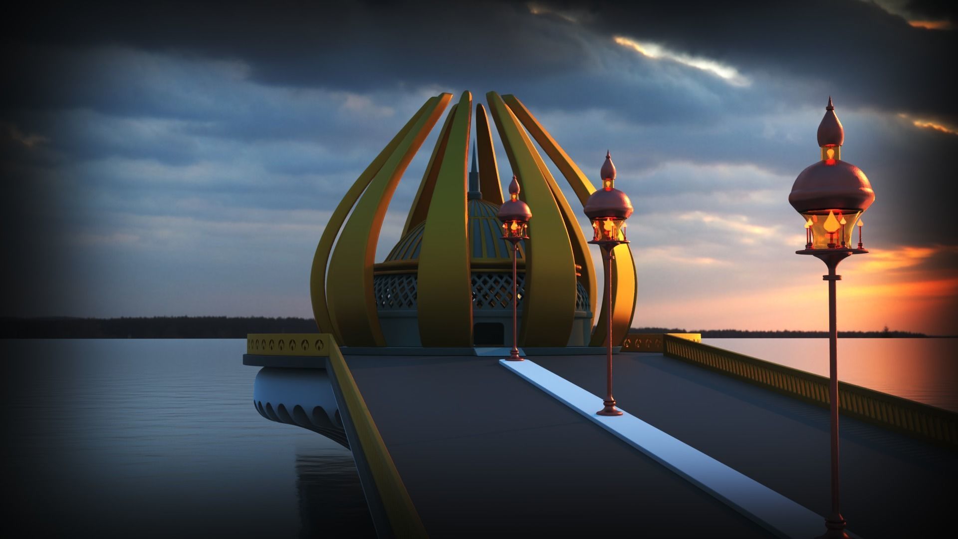 Fantasy Bridge 3D model | CGTrader