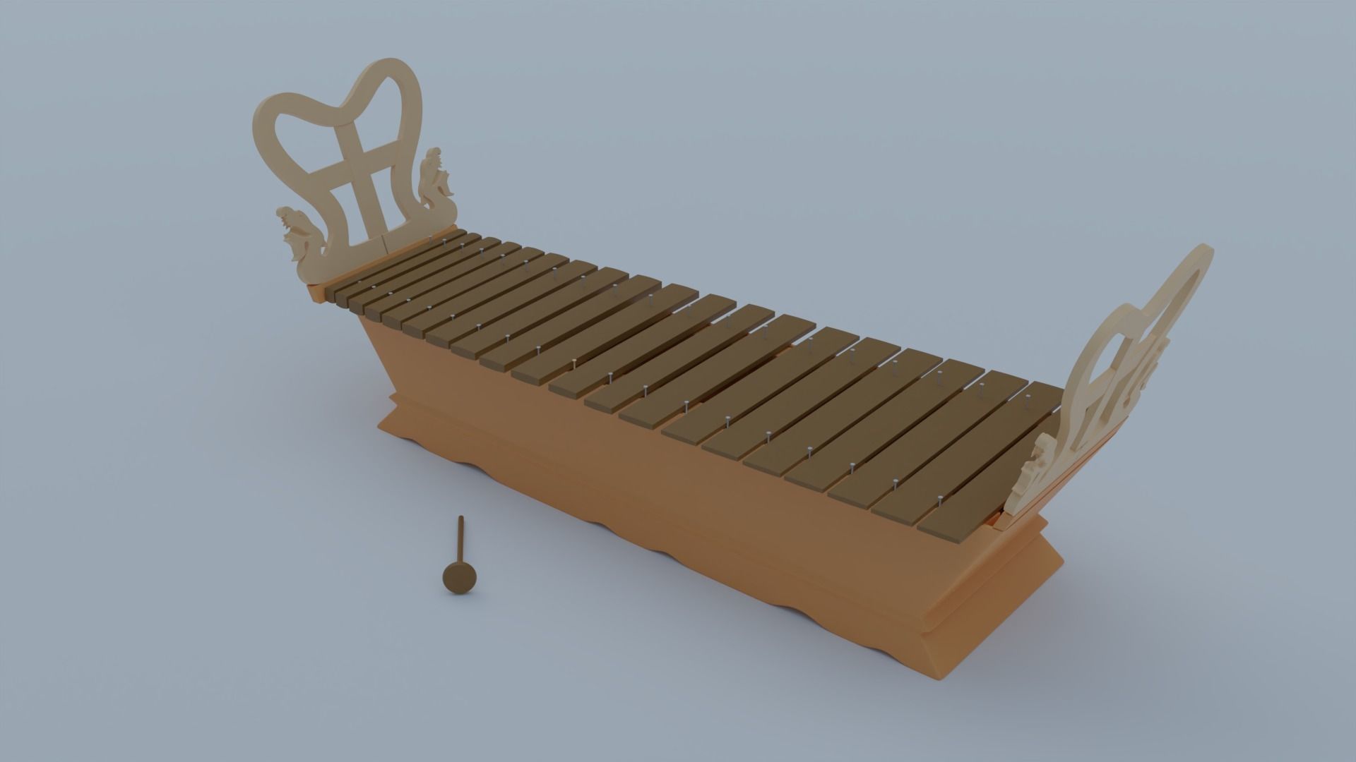 Gambang Kromong Instrument Music 3D model | CGTrader