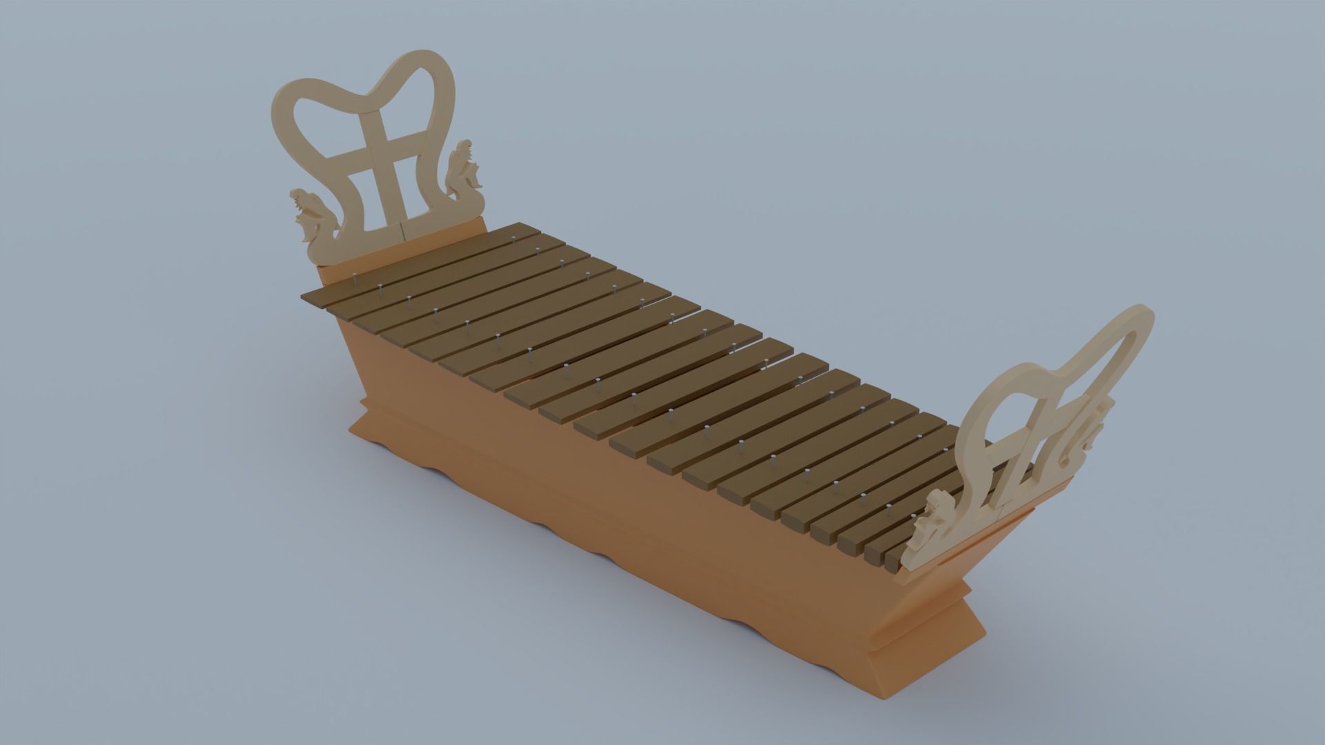 Gambang Kromong Instrument Music 3D model | CGTrader
