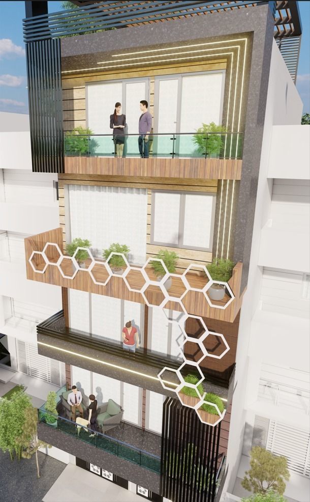 3D RESIDENCE ELEVATION 3D model | CGTrader