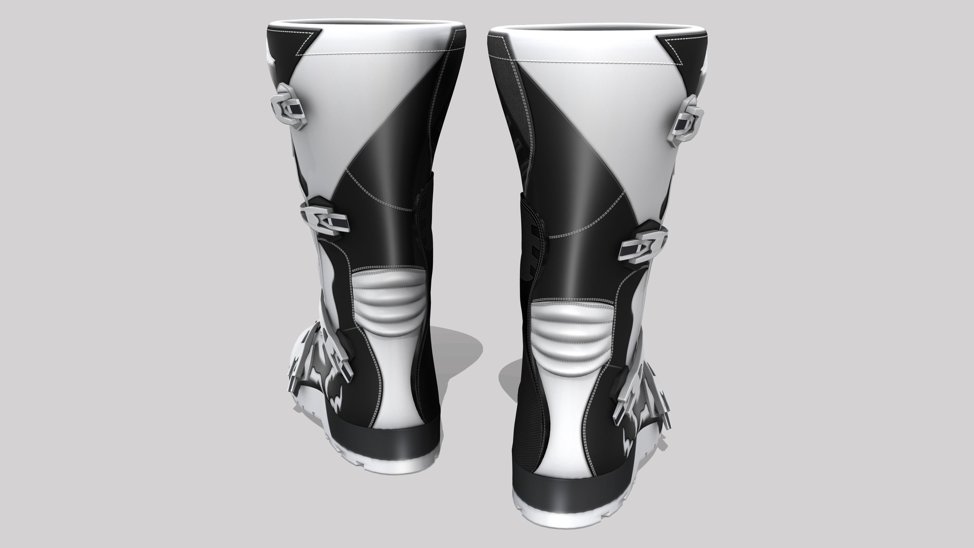 3D model Mens Motorcycle Boots VR / AR / low-poly | CGTrader