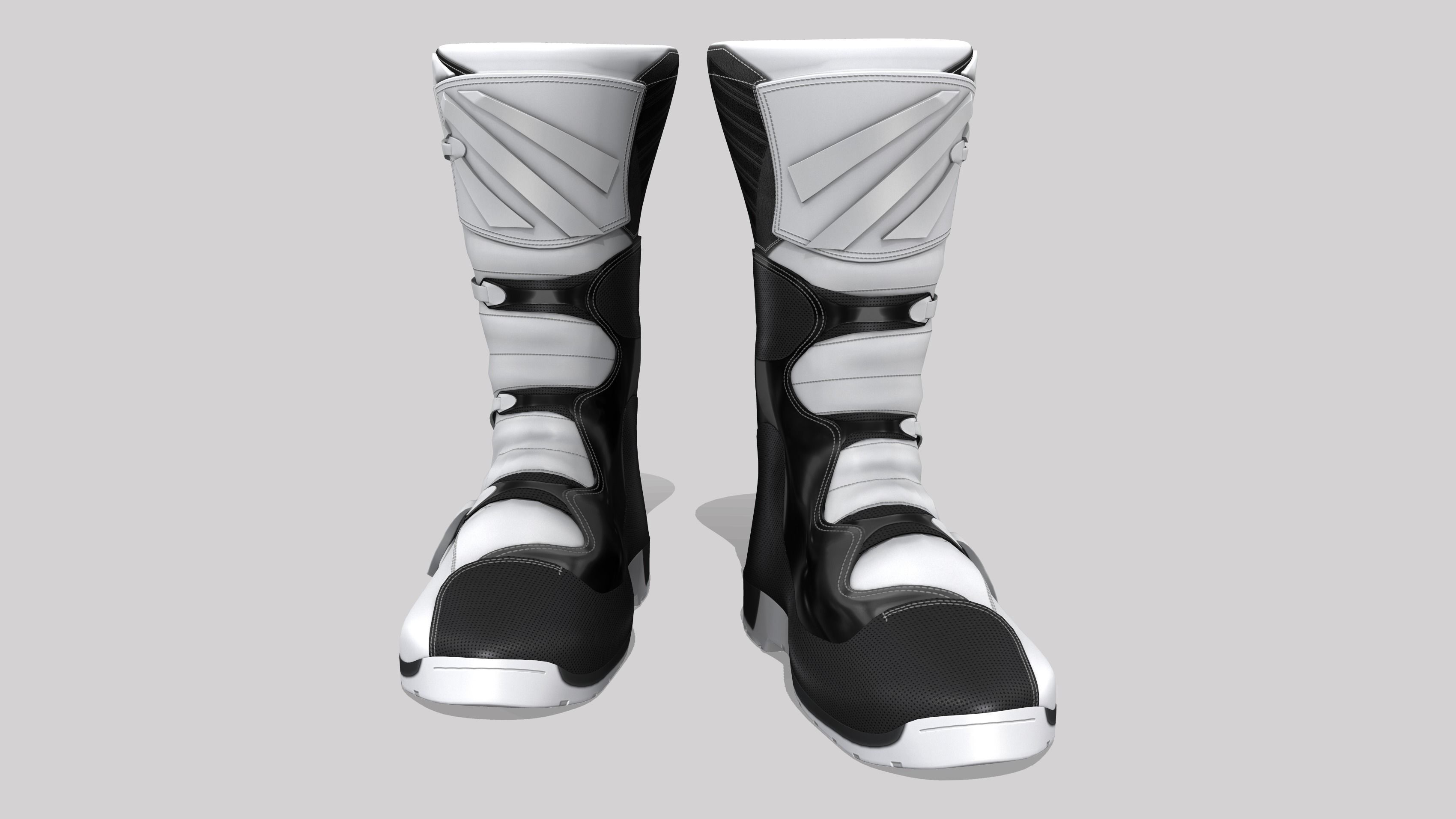 3D model Mens Motorcycle Boots VR / AR / low-poly | CGTrader