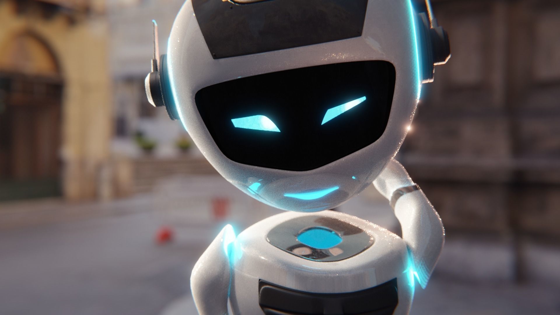 3D model Robot Pixar Stile - Blender3D - Rigged- Gun Animation VR / AR ...