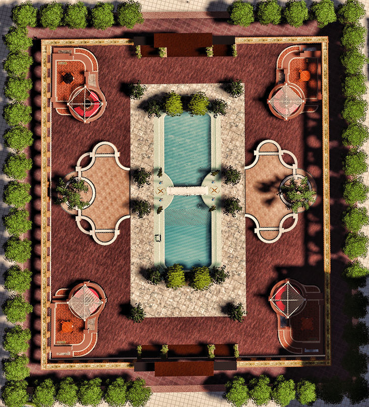 Neighborhood Gathering Center 3D model | CGTrader