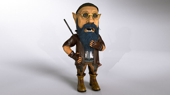 3D model Stylized Dwarf VR / AR / low-poly | CGTrader