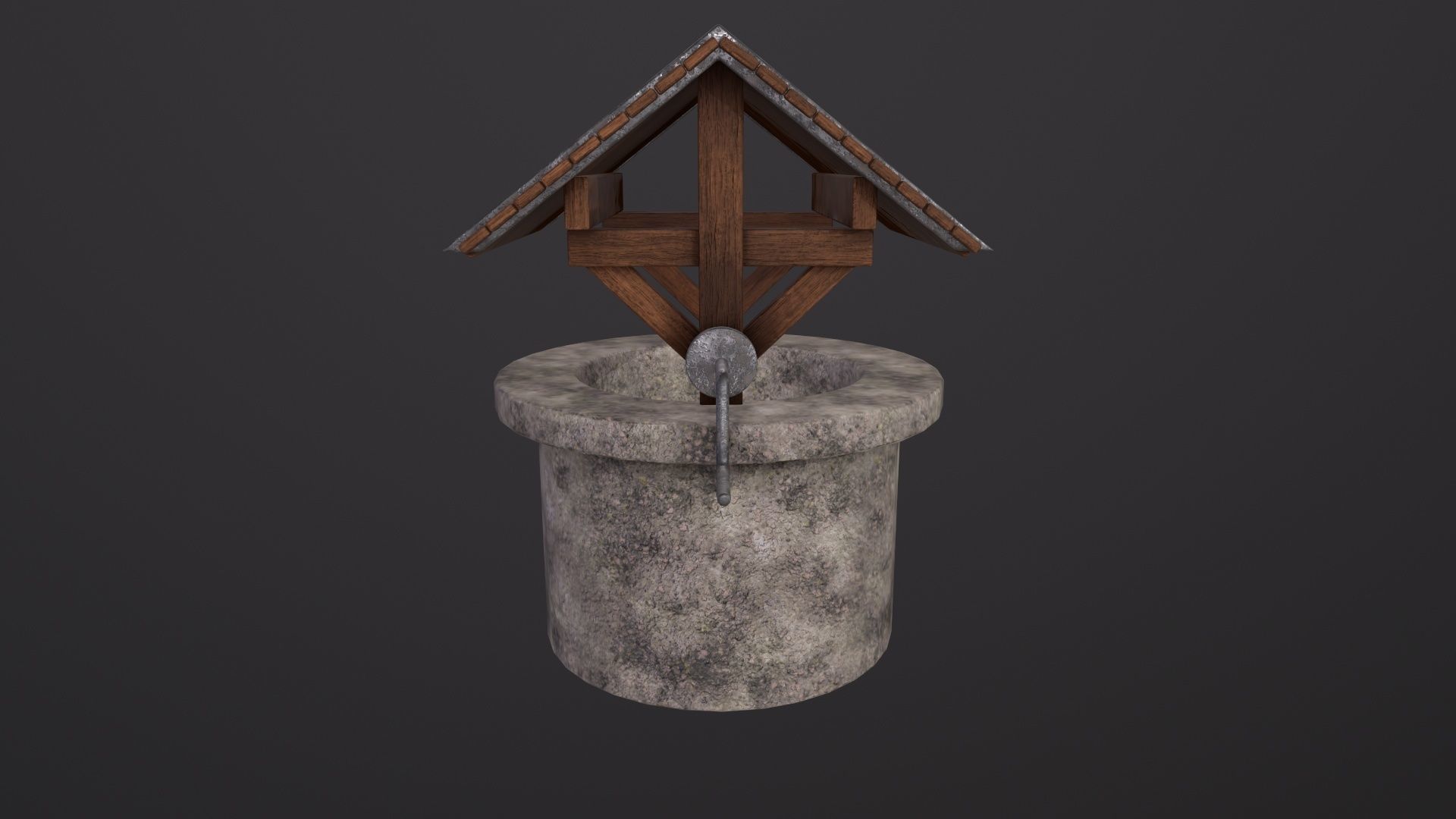 3D model Medieval Well 3D Model VR / AR / low-poly | CGTrader