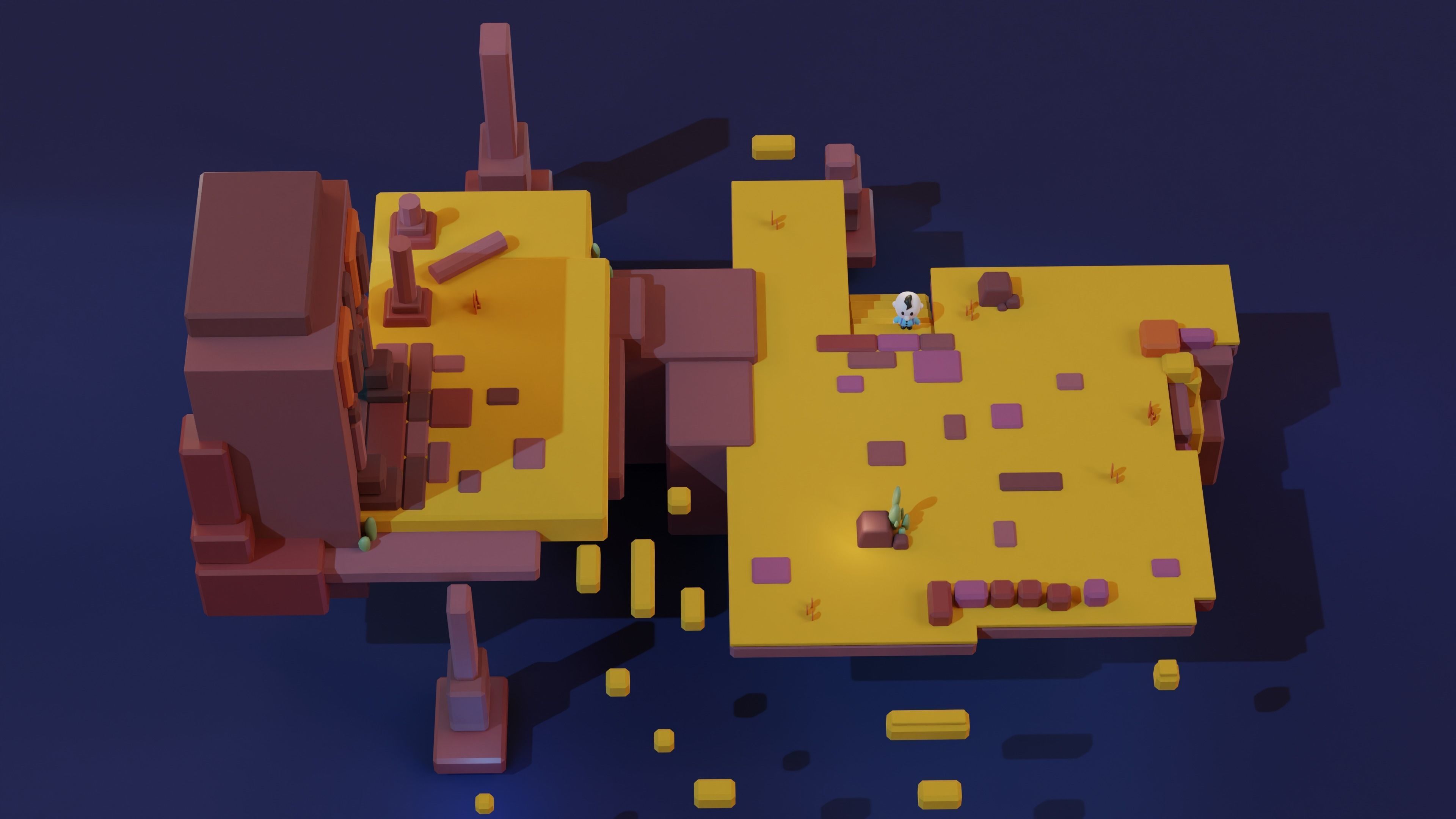 3D model Low poly Desert Landscape Assets VR / AR / low-poly | CGTrader