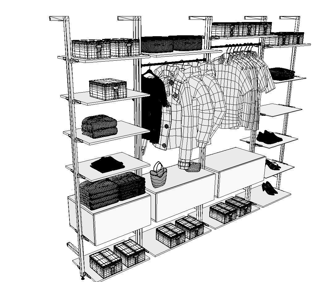 Raumplus Uno Interior Systems 3D model | CGTrader