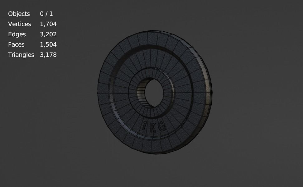 Dumbbell Realistic free 3D model | CGTrader