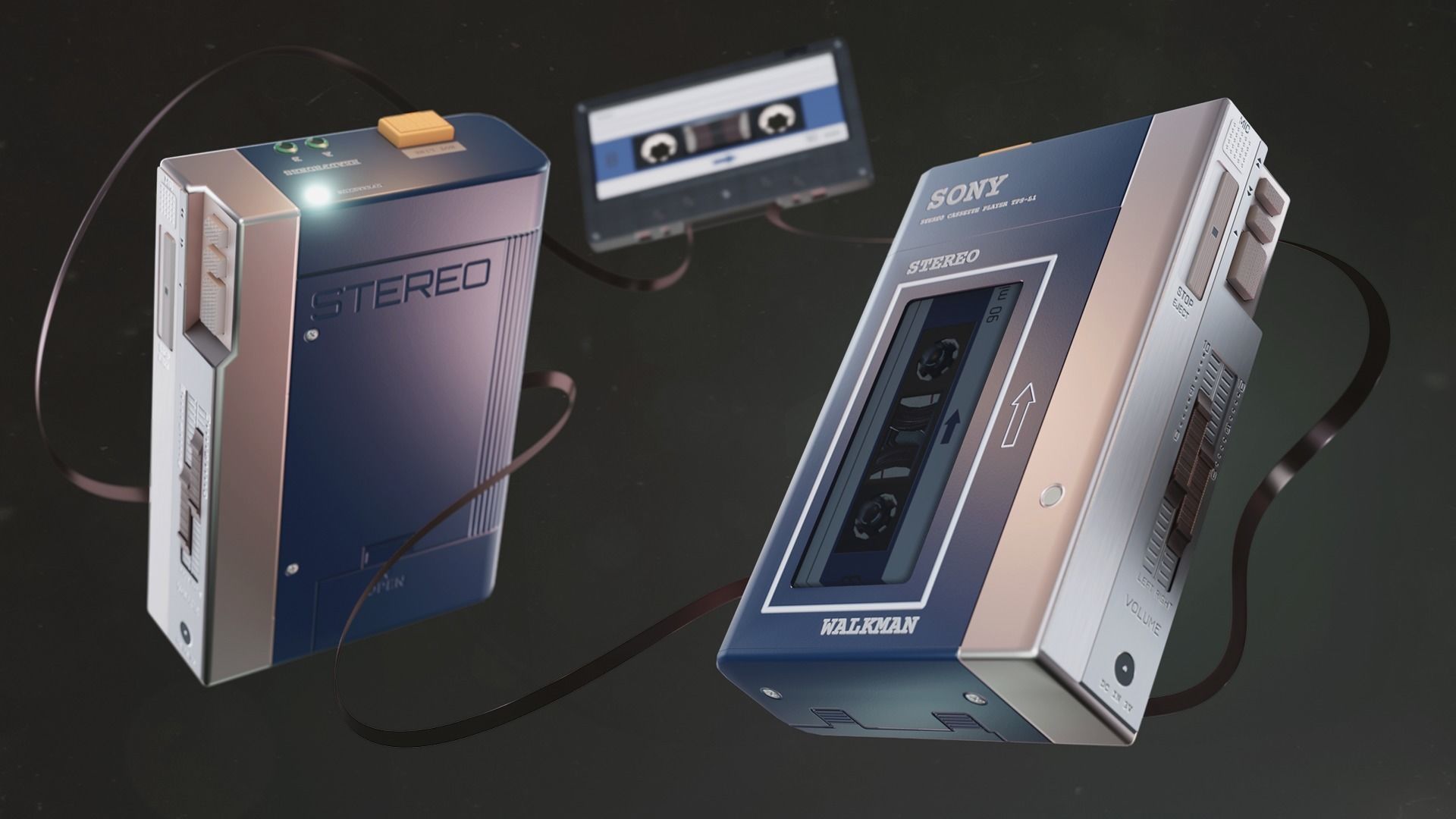 3D model Sony Walkman VR / AR / low-poly | CGTrader