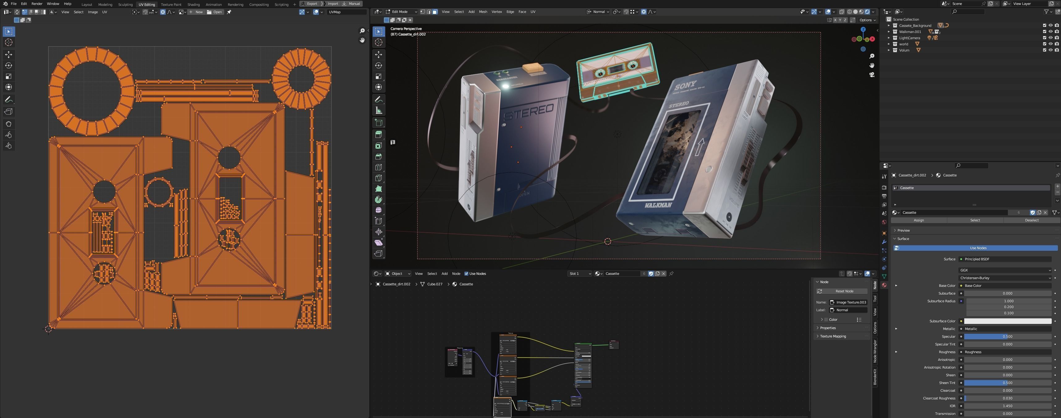 3D model Sony Walkman VR / AR / low-poly | CGTrader