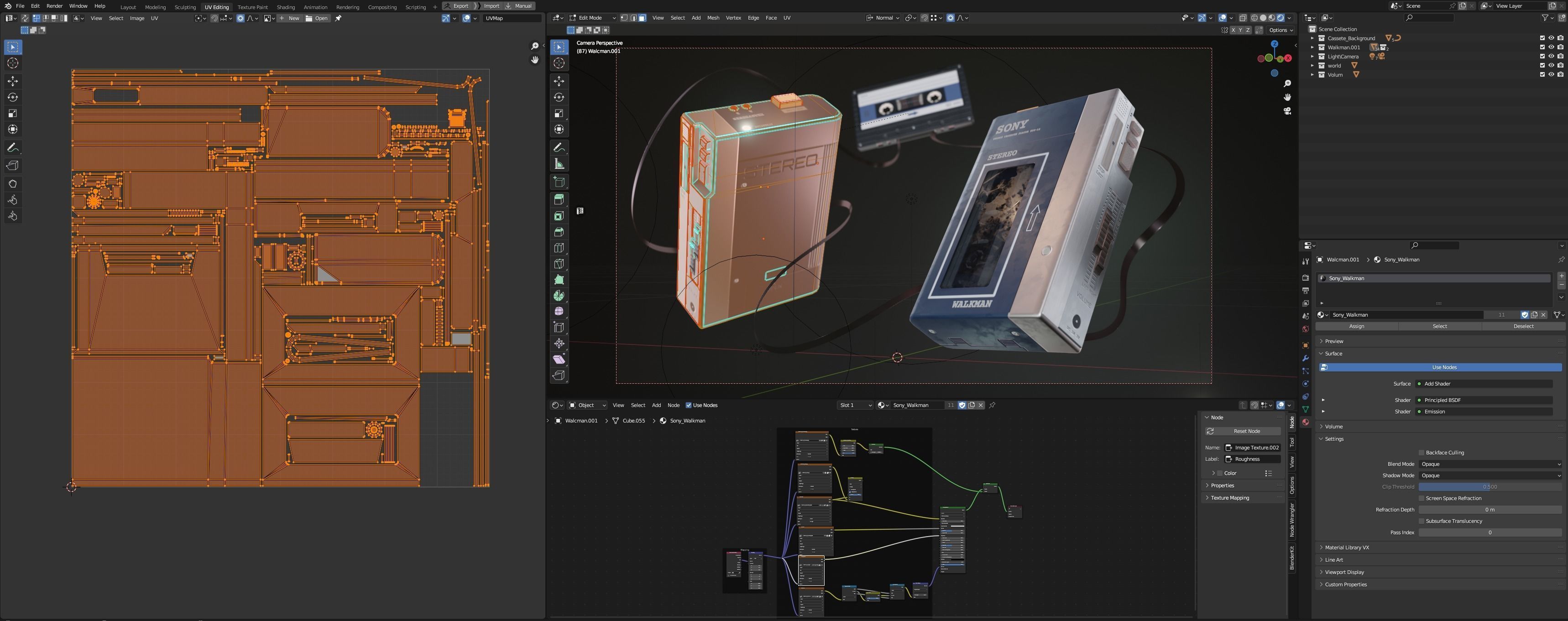 3D model Sony Walkman VR / AR / low-poly | CGTrader