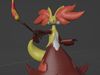 Delphox 3D model 3D printable | CGTrader
