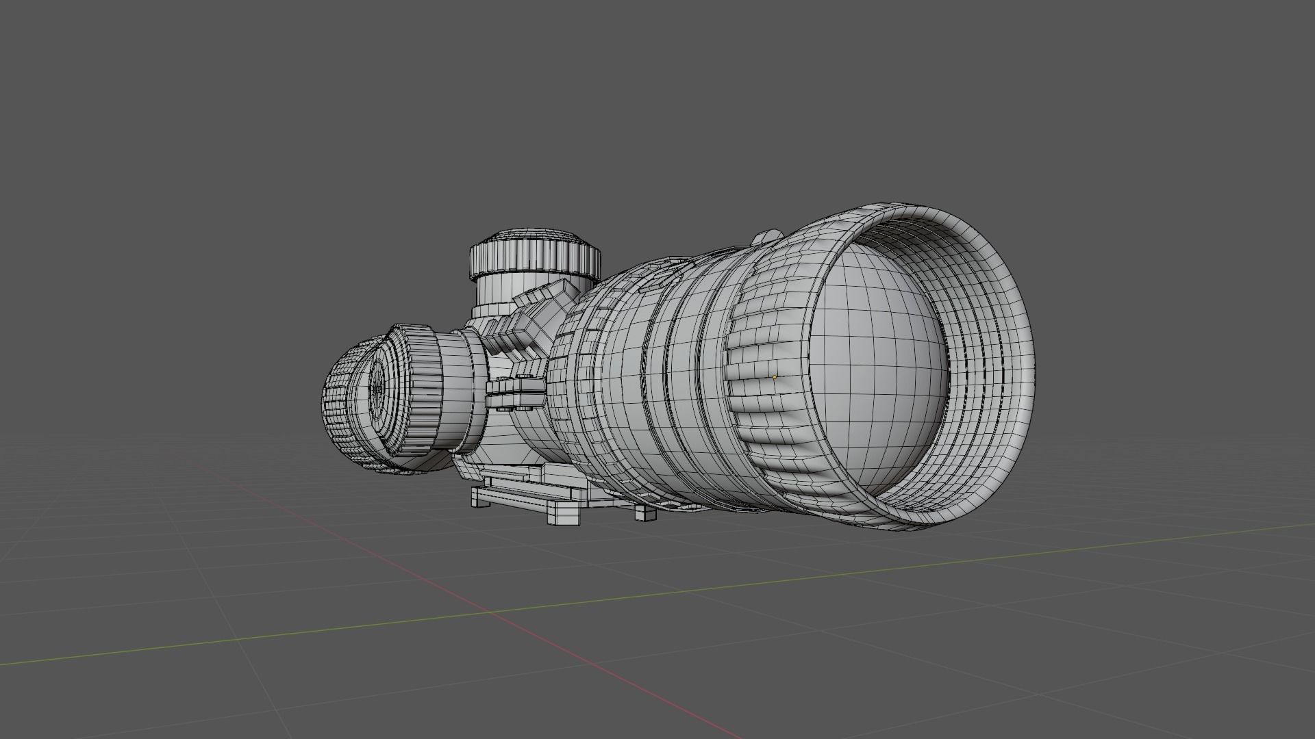 3D model Tactical Scope VR / AR / low-poly | CGTrader
