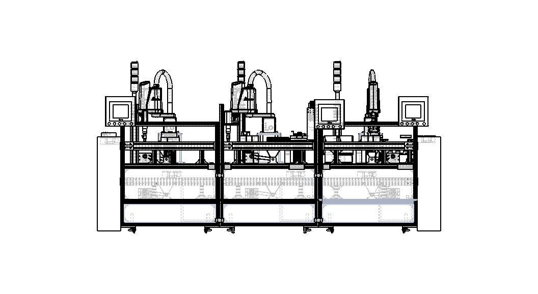 Assembly Line of Power Inverter 3D model rigged | CGTrader