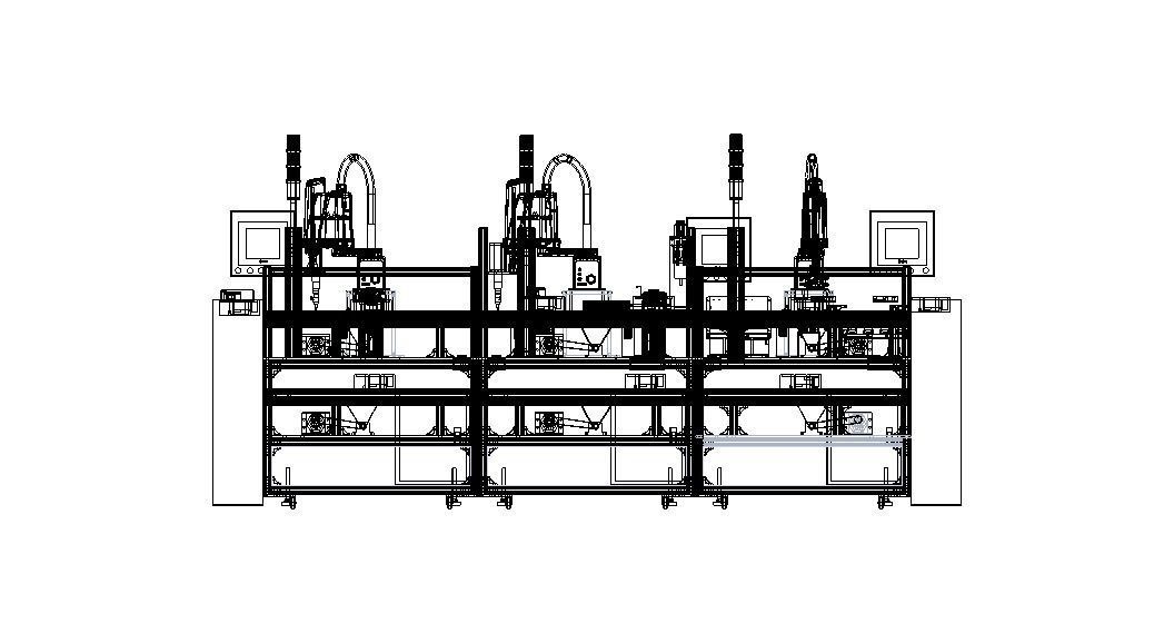 Assembly Line of Power Inverter 3D model rigged | CGTrader