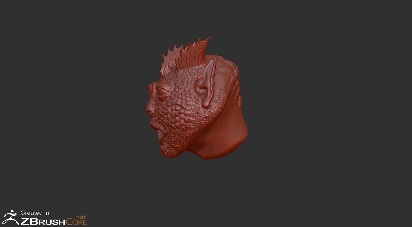 3D model 3DPrint FishMan obj VR / AR / low-poly | CGTrader