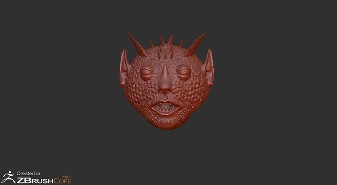 3D model 3DPrint FishMan obj VR / AR / low-poly | CGTrader