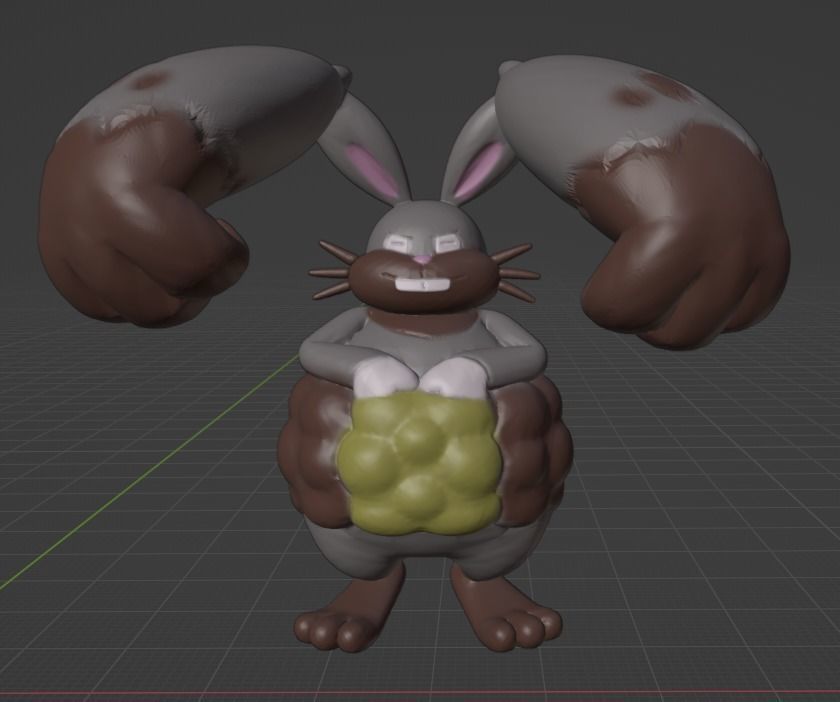 Diggersby 3D model 3D printable | CGTrader