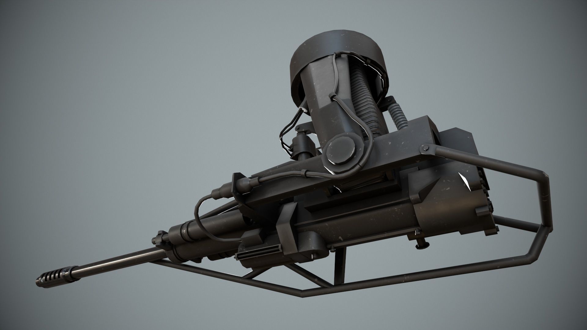 3D model M230 Chain Gun VR / AR / low-poly | CGTrader
