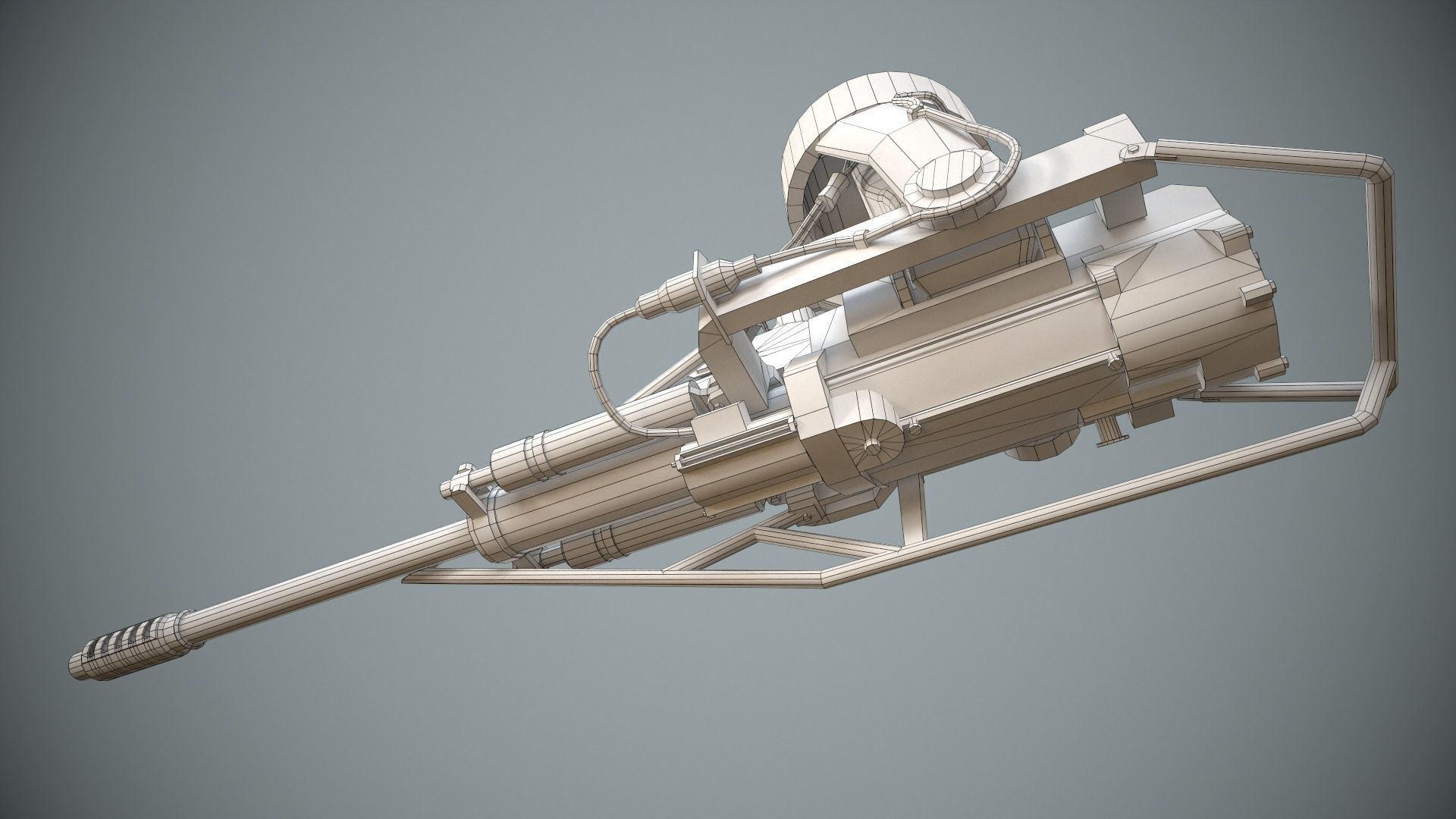 3D model M230 Chain Gun VR / AR / low-poly | CGTrader