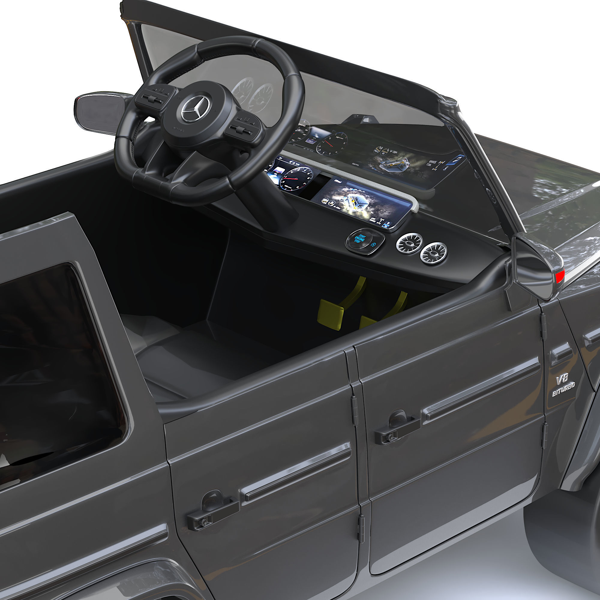 Mercedes G63 AMG 12V Kids Car 3D model | CGTrader