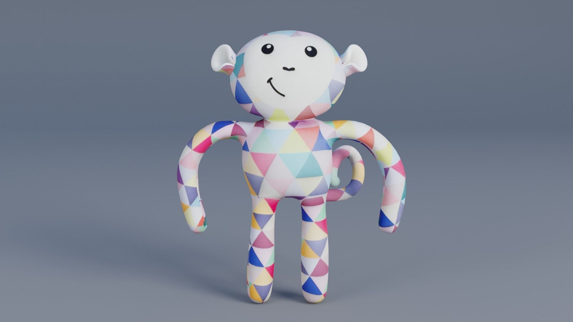 3D model Monkey Toy VR / AR / low-poly | CGTrader