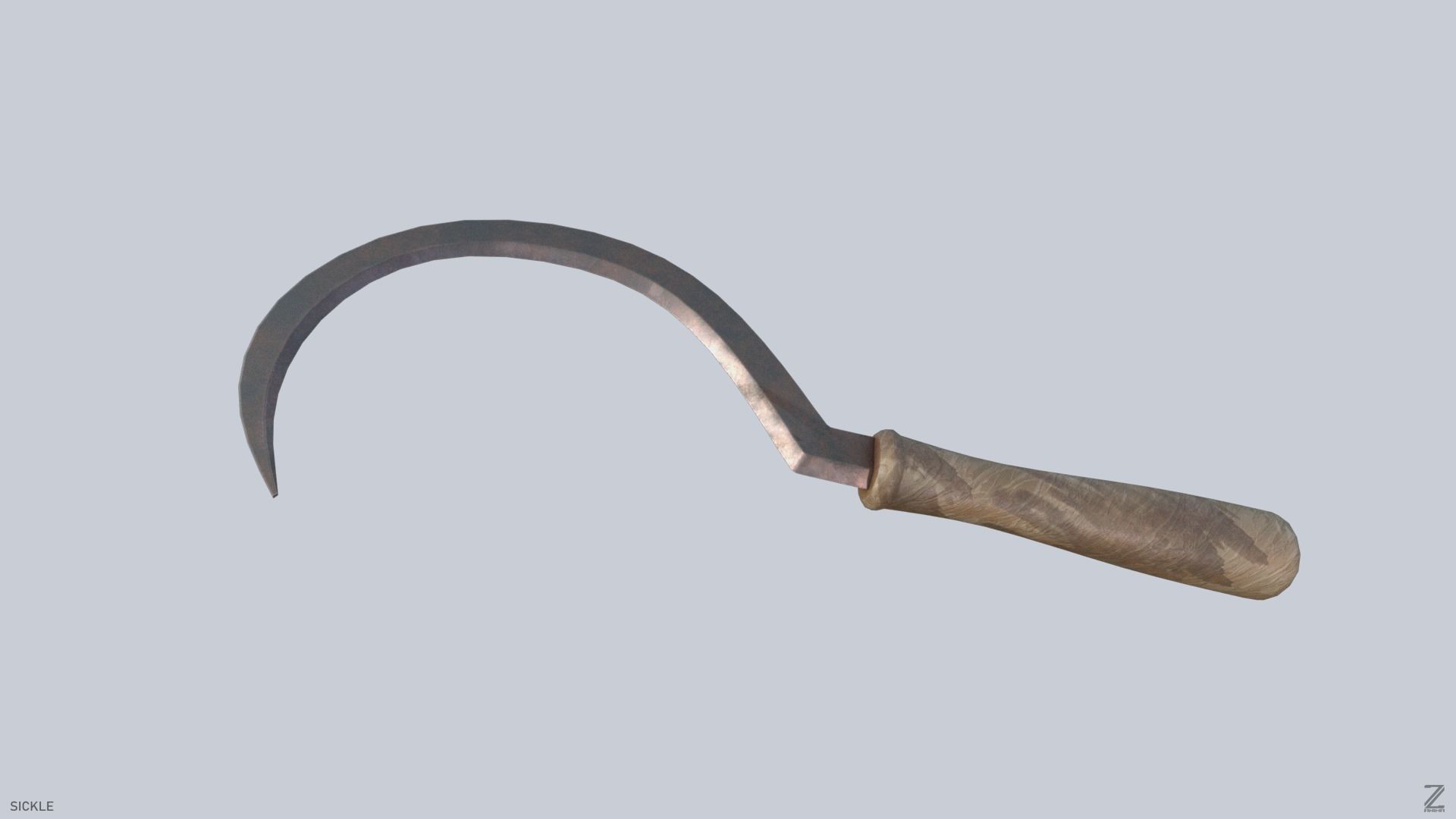 3D model Farm sickle VR / AR / low-poly | CGTrader
