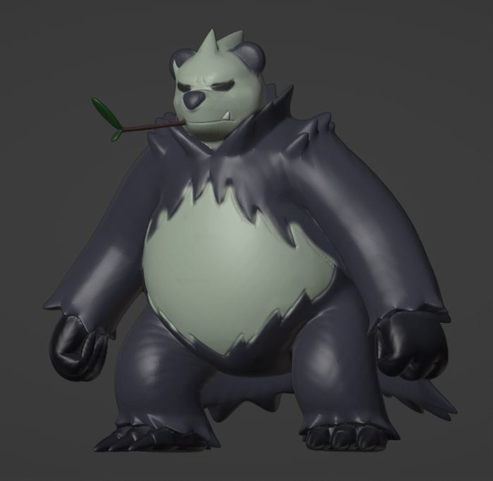 Pangoro 3D model 3D printable | CGTrader
