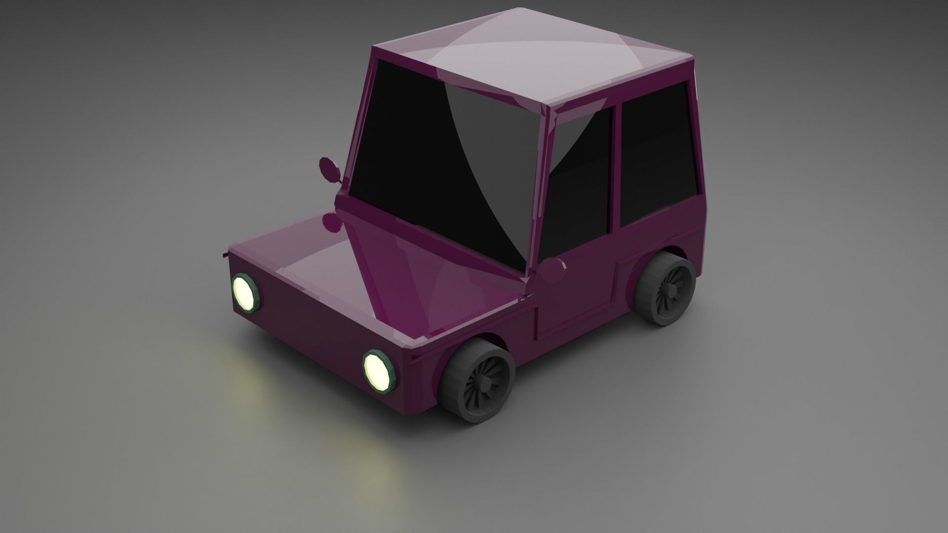 3D model Sleek Low Poly Car Model - Perfect for Your CG Projects VR ...