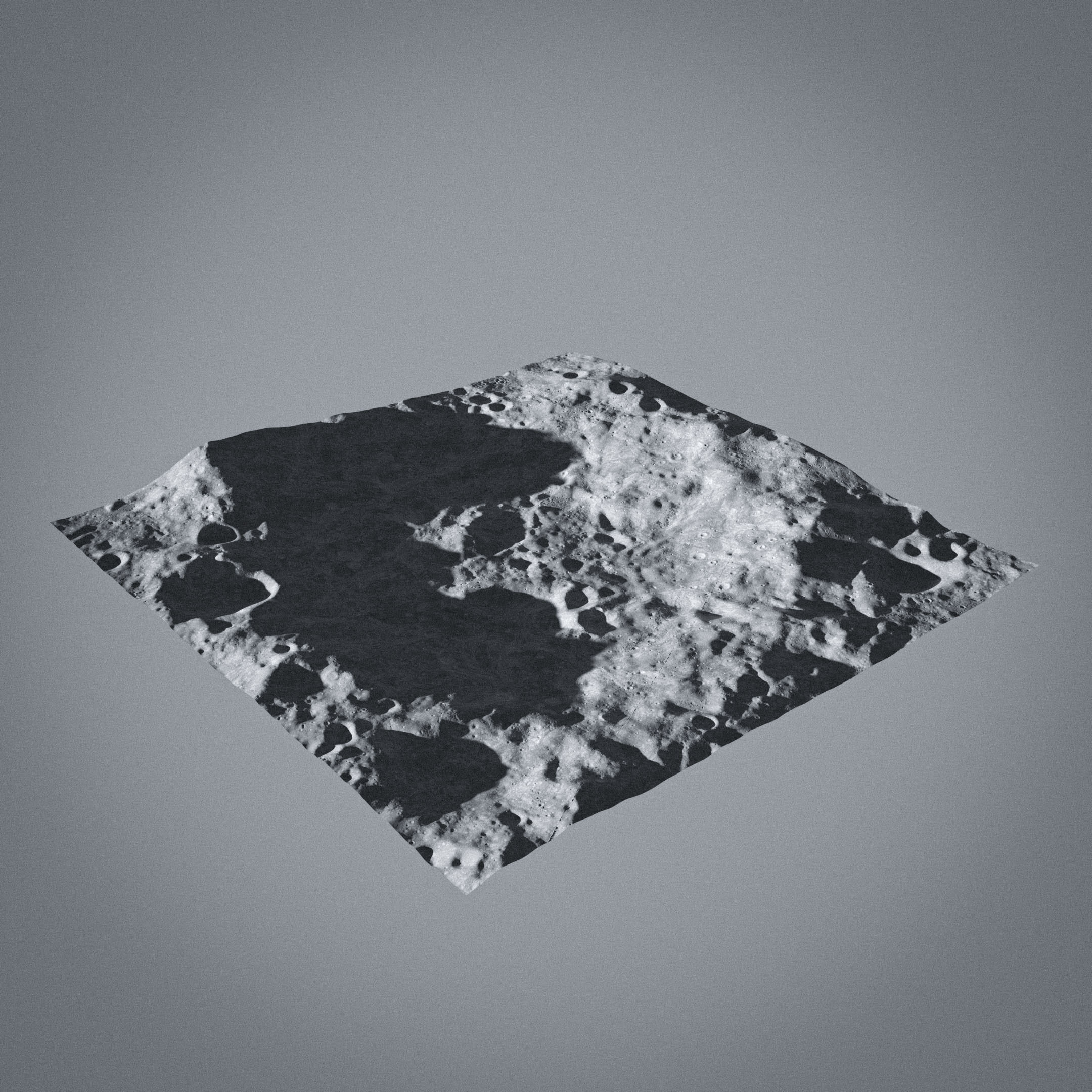 Cabeus crater 3D model | CGTrader