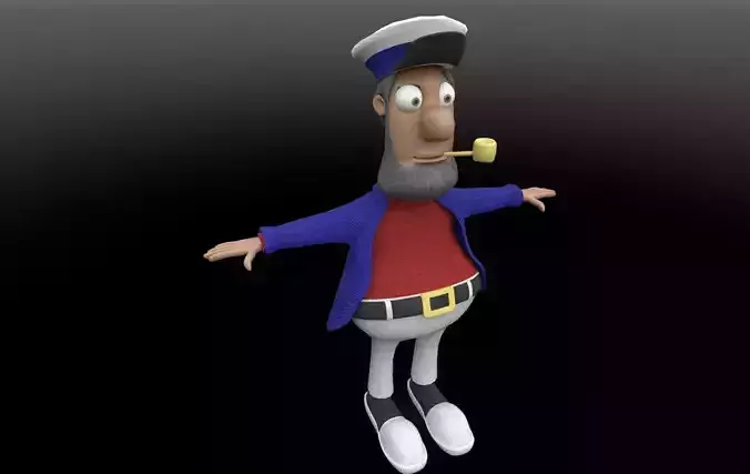 3D model Sailor Character model VR / AR / low-poly | CGTrader