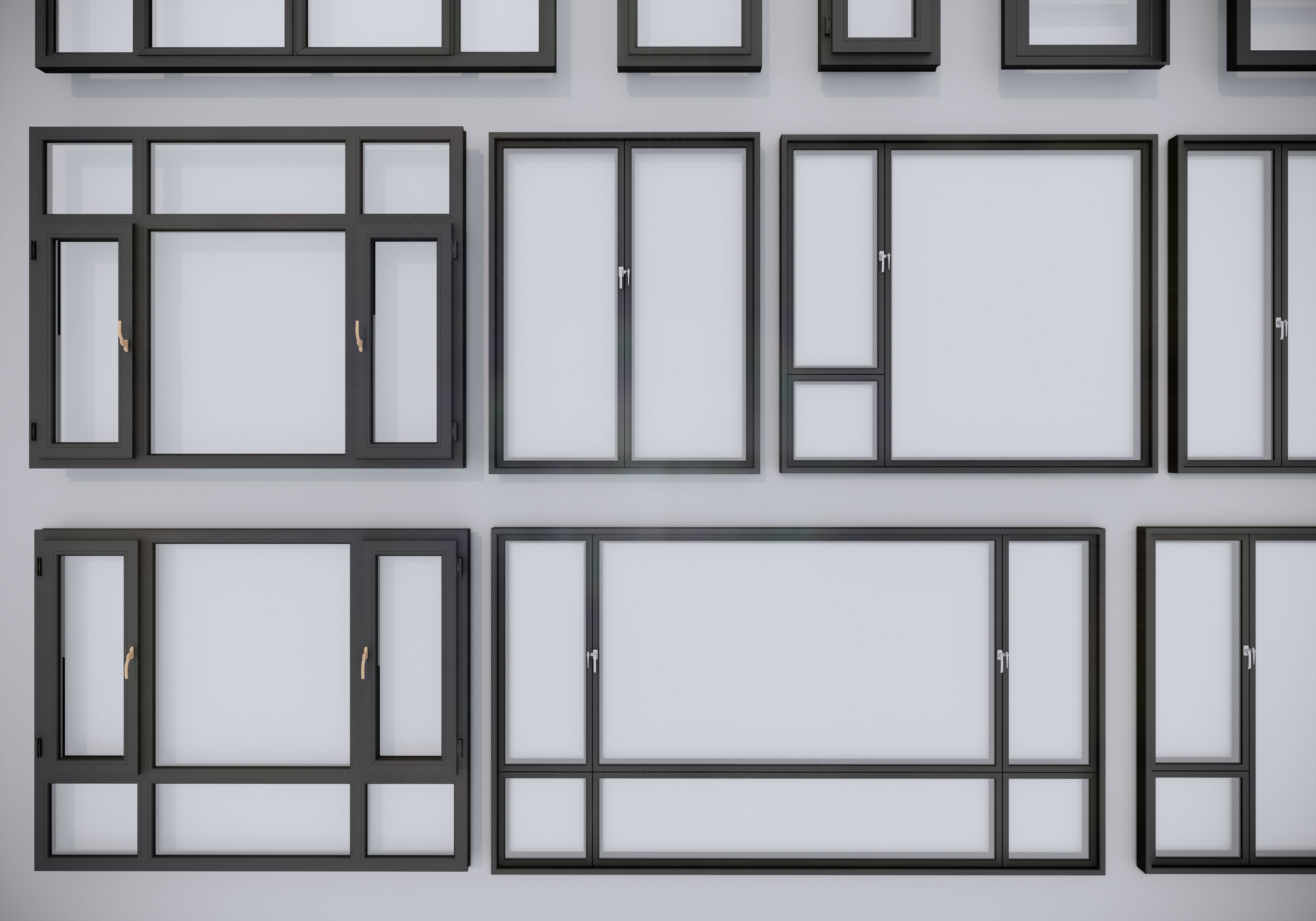 Modern windowsFloor-to-ceiling windows Windows Windows 3D model | CGTrader