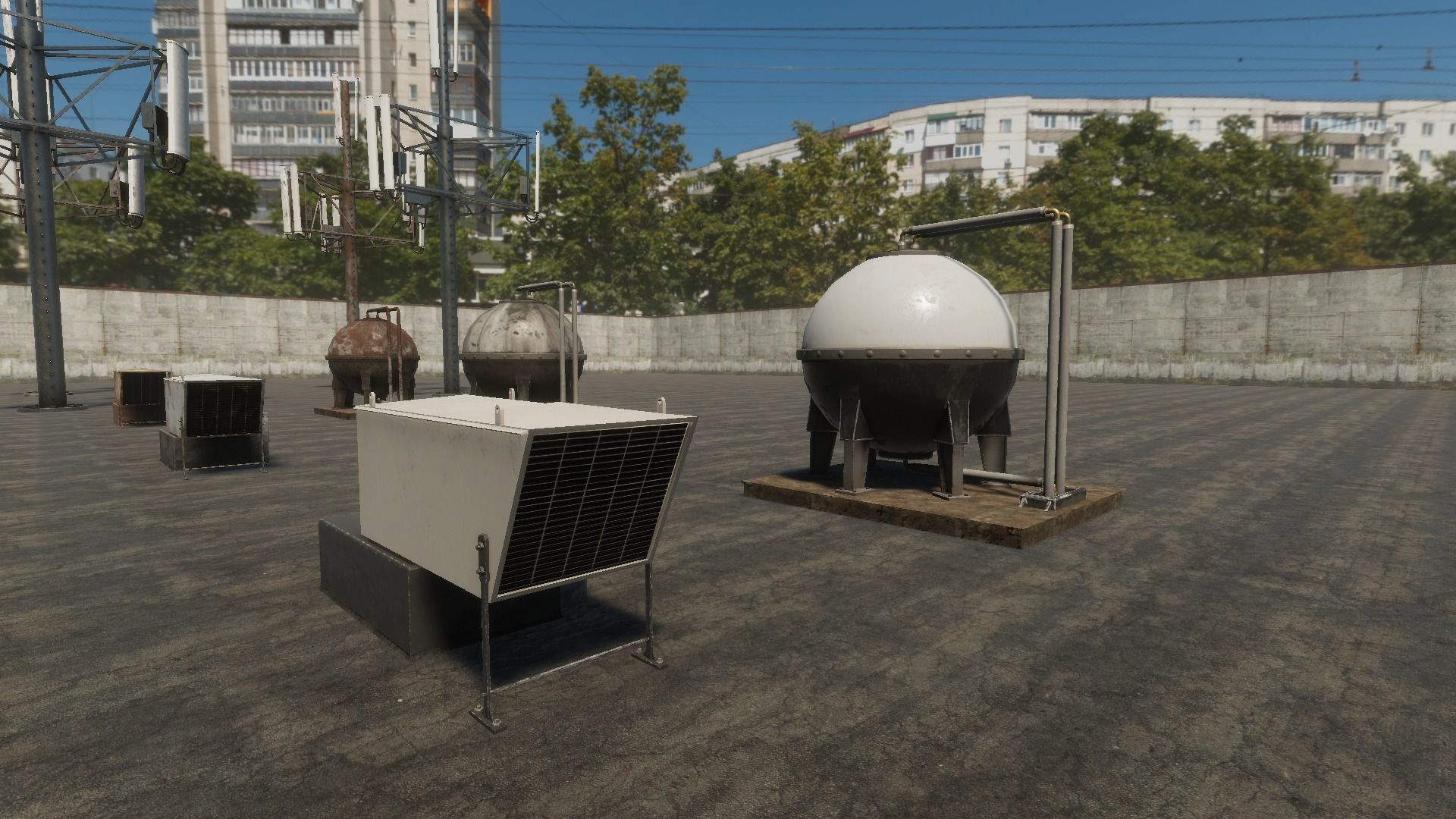 3D model HQ Rooftop Props Collection - PBR VR / AR / low-poly | CGTrader