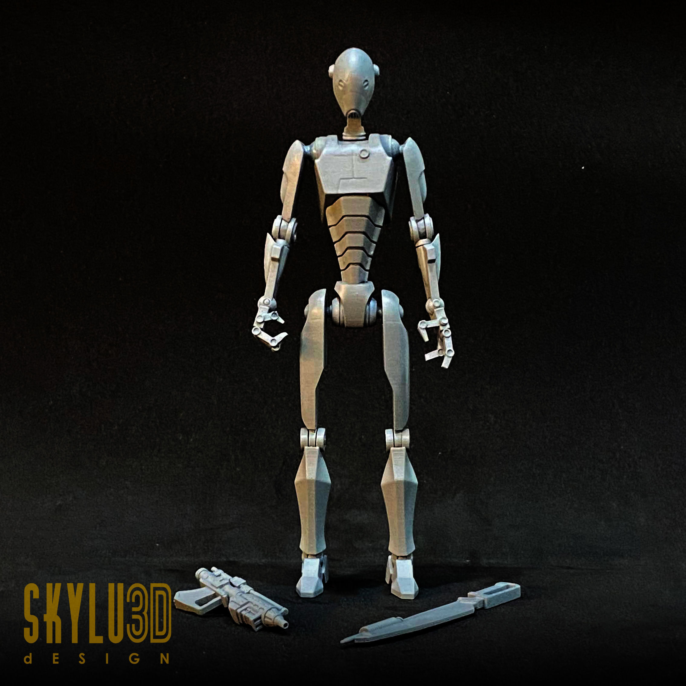 Commando Droid 2023 version One12 Scale 3d Print Files 3D model 3D ...