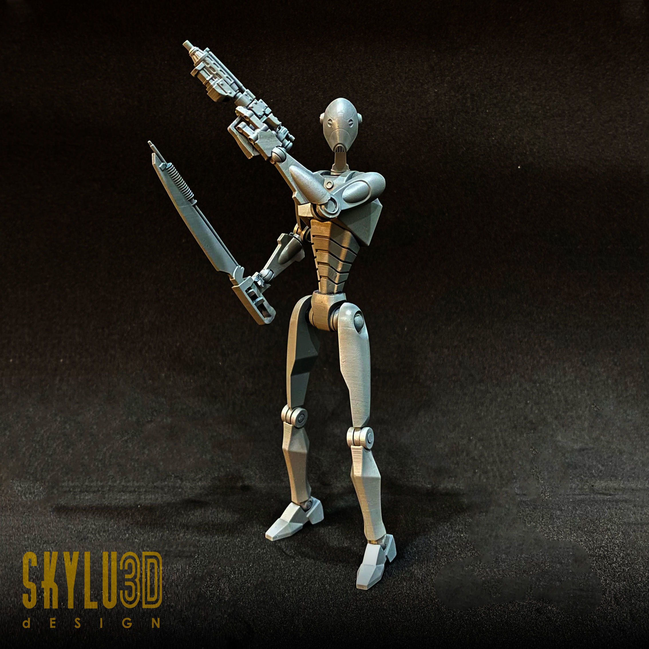 Commando Droid 2023 version One12 Scale 3d Print Files 3D model 3D ...